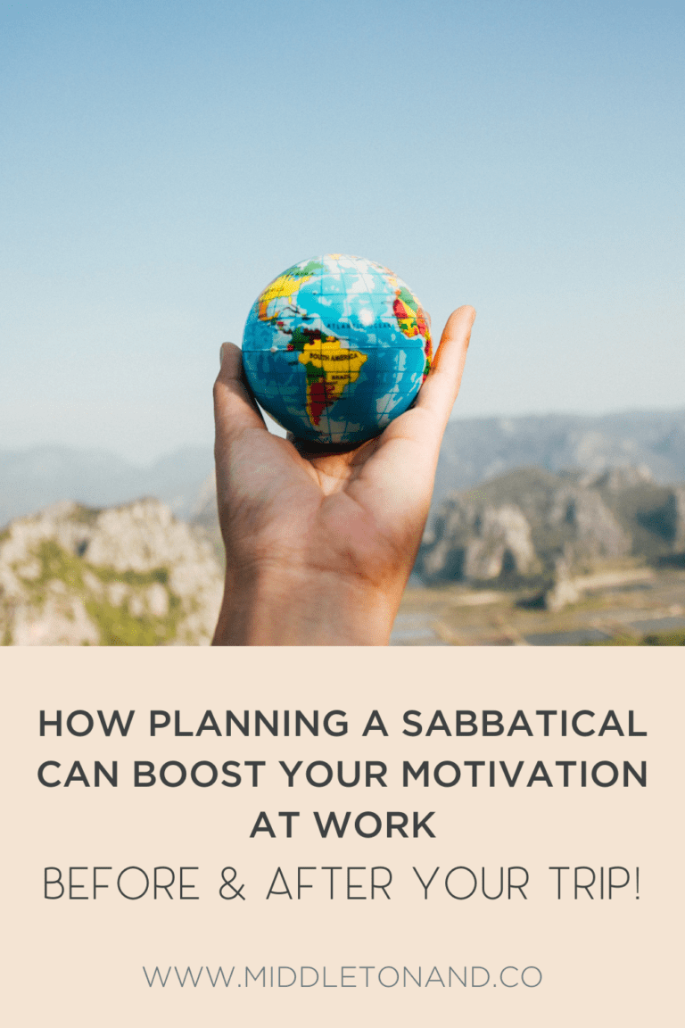 How planning a sabbatical can boost your motivation at work - Middleton ...