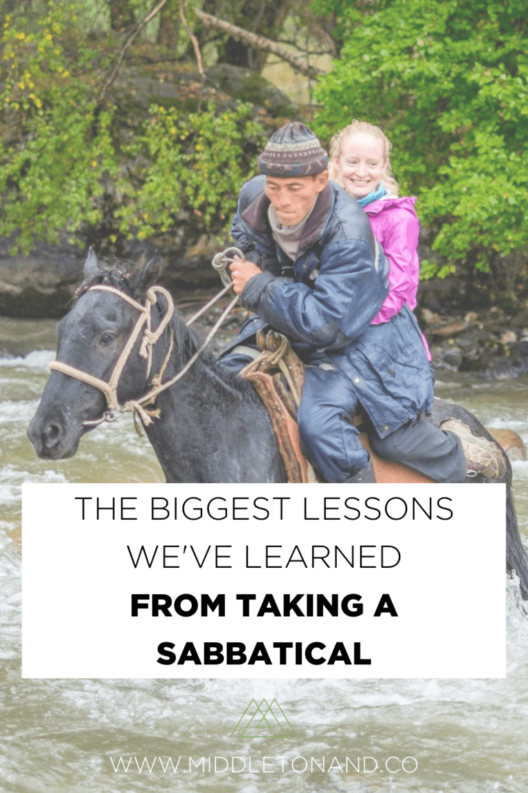 The biggest lessons we've learned from taking a sabbatical - Middleton ...