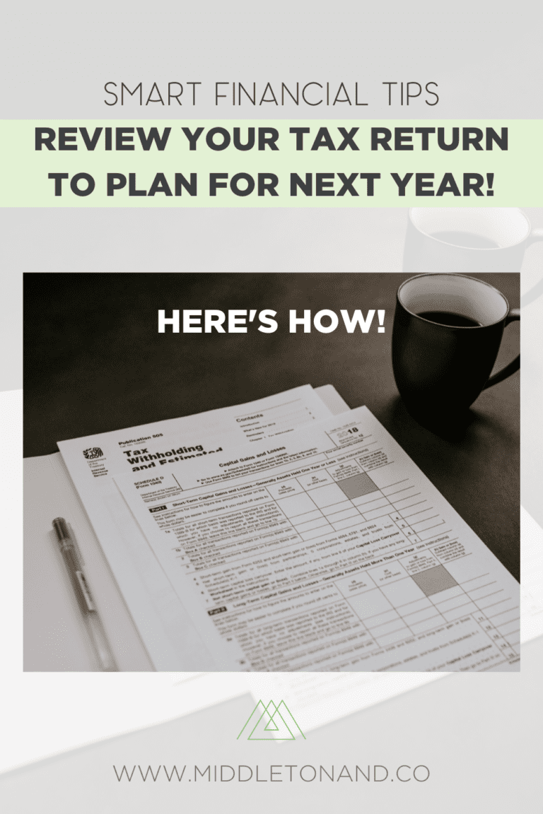 Step by Step Guide To Review Your Tax Return From Last Year - Middleton ...